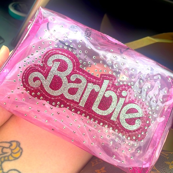 Barbie | Bags | Barbie Rhinestone Makeup Case Clear | Poshmark